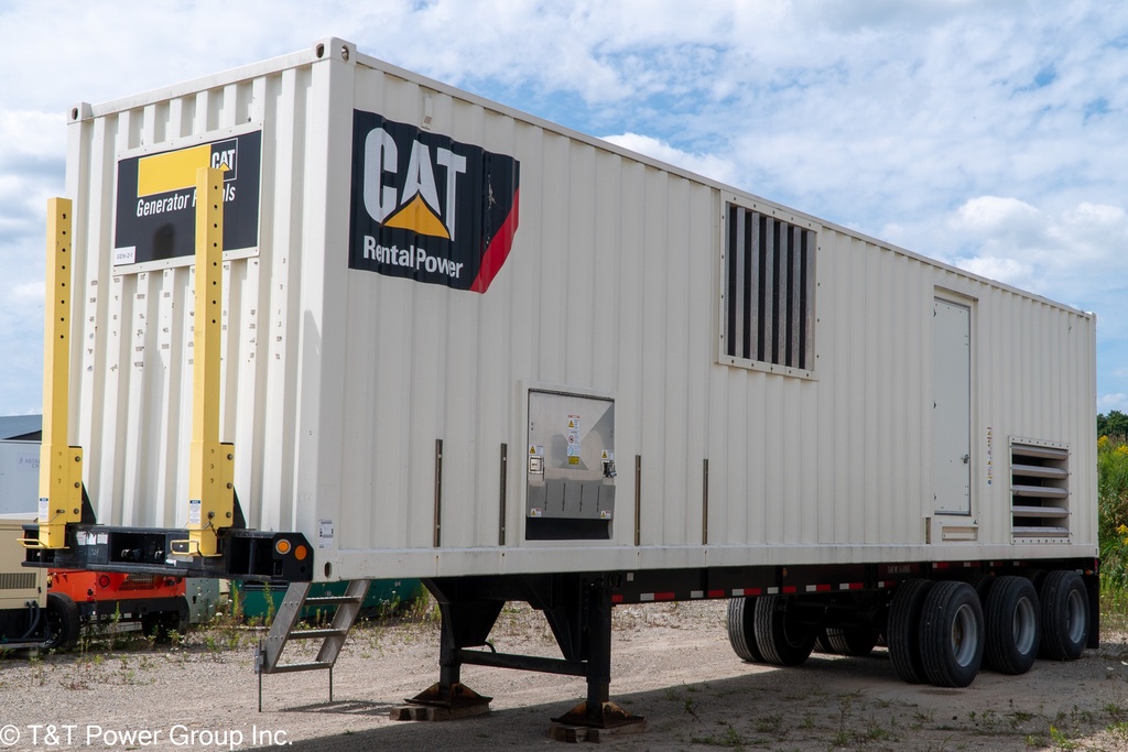 Used CAT XQ2000 2000kW Trailered Generator | Standby/Prime 277/480v (2 ...